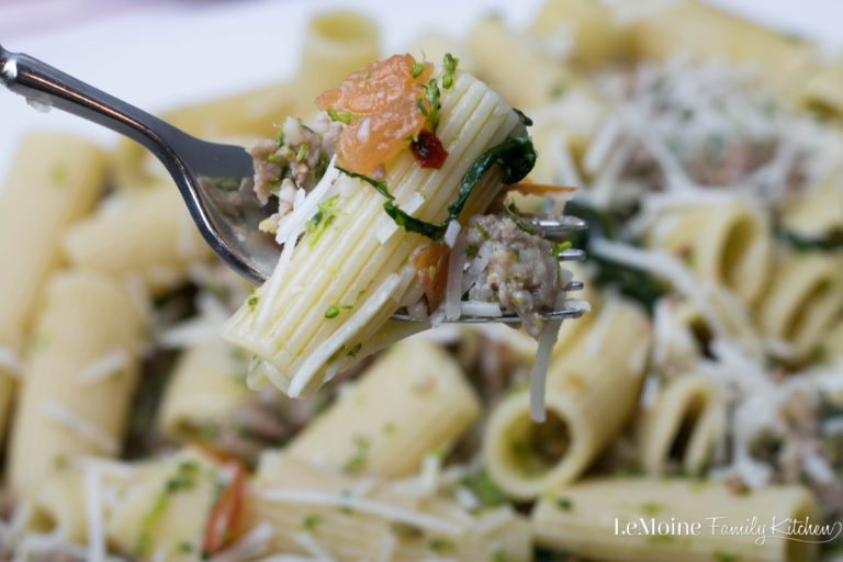 Rigatoni with Sausage & Broccoli Rabe