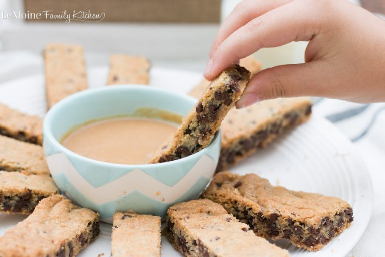 Chocolate Chip Cookie Dippers - LeMoine Family Kitchen